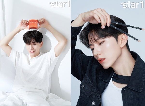 몬스타엑스 기현 무결점 더샘 화보 “케팝신 수식어 큰 자극제”