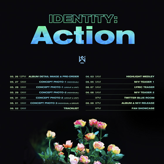 위아이, ‘IDENTITY: Action’ 프로모션 플랜 공개…컴백 카운트다운