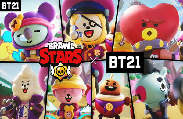 BT21X브롤스타즈 콜라보 공개...글로벌 MZ 취향저격