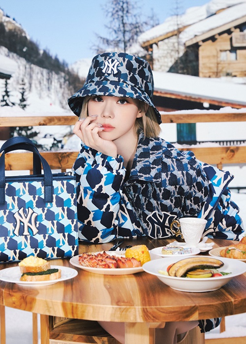 에스파, MLB 22FW 패딩화보 공개..."미리 만나는 겨울"