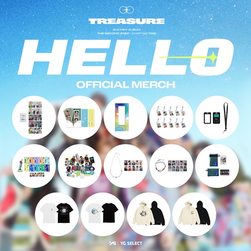 트레저, 새 앨범 발매 기념 HELLO MD 예약 판매...다채로운 구성