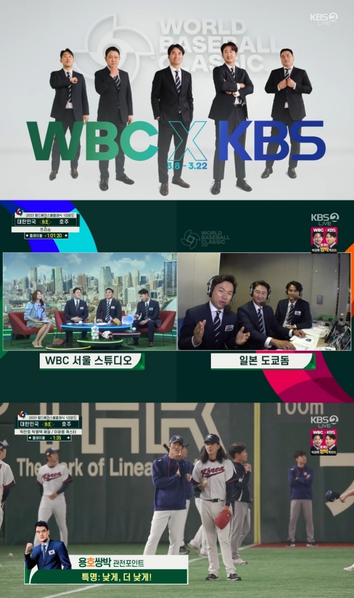 KBS 박찬호·박용택, WBC 호주전 시청률 1위 “필승 신념 가져야”