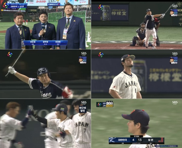 SBS, WBC 한일전 시청률 5.3%…이대호 “투수력 차이 보여줘"