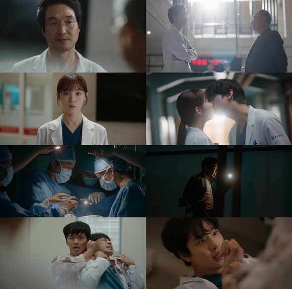 '낭만닥터 김사부3' 한석규X안효섭, 정전 위기속 기지 발휘