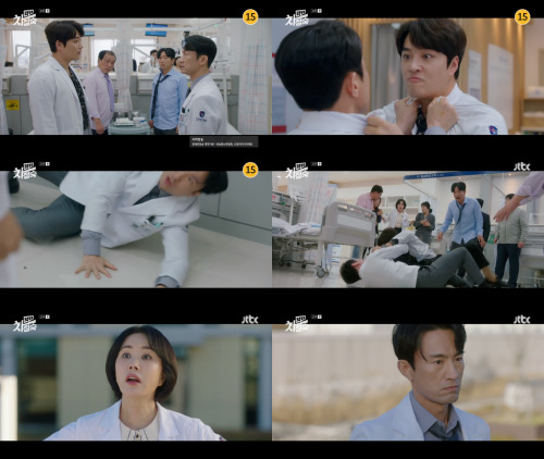 ‘닥터 차정숙’ 김병철, 도발하는 민우혁에 못 참고 분노...‘개싸움’으로 번져