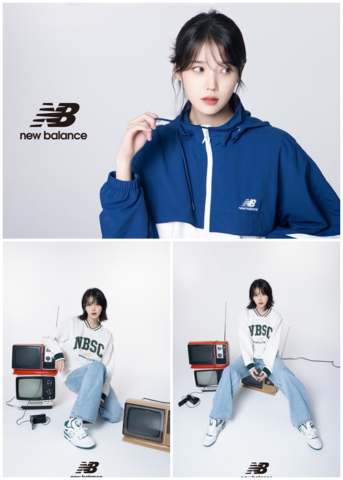 아이유, 뉴발란스 '스포츠 클럽’ 컬렉션 화보 공개