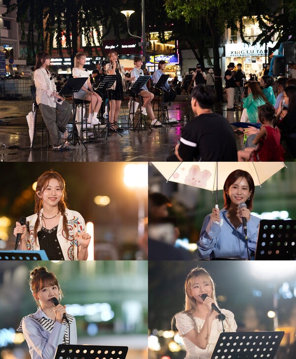 '플레이리스트' 김지민-케이시-최유리-경서-하리원, 호찌민 낭만의 무대 선사