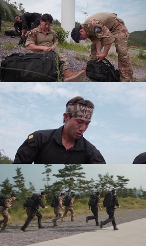 ‘강철부대3’ UDT vs 707, “비켜!”..결승行 걸린 ‘300kg 보급 행군’ 신경전