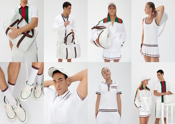 구찌, 선수들과 함께한 '테니스 스페셜 컬렉션' 공개