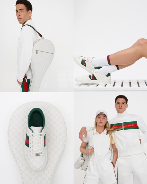 구찌, 선수들과 함께한 '테니스 스페셜 컬렉션' 공개