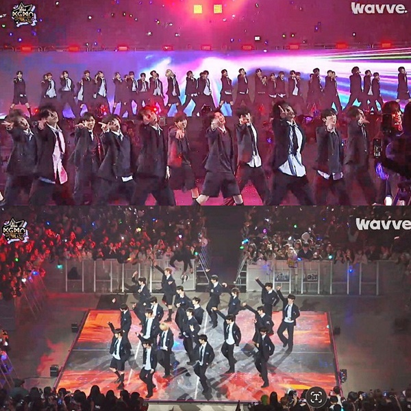 '프로젝트 7' 70명 합격자들, 타이틀송 ‘달려’로 'KGMA' 무대 찢었다