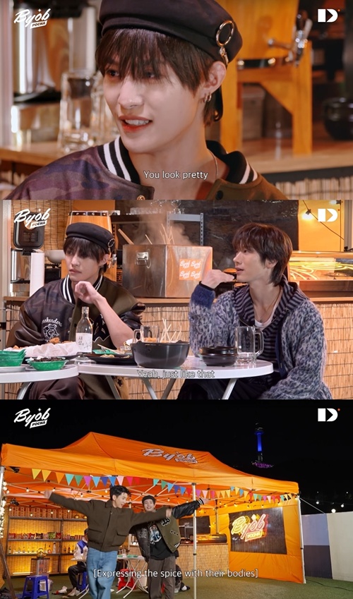 'BYOB' NCT WayV 텐X양양, 대선배 브라이언과 훈훈한 만남