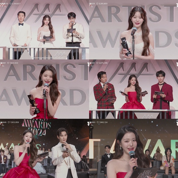 아이브 장원영, 'AAA' 4년 연속 MC...'퀸 오브 AAA' 수상