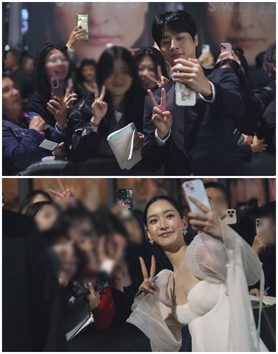 '얼굴' 박정민-신현빈-임성재-한지현, 토론토영화제 비하인드 스틸 공개