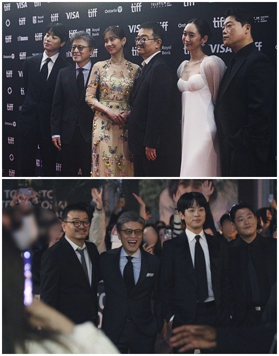 '얼굴' 박정민-신현빈-임성재-한지현, 토론토영화제 비하인드 스틸 공개