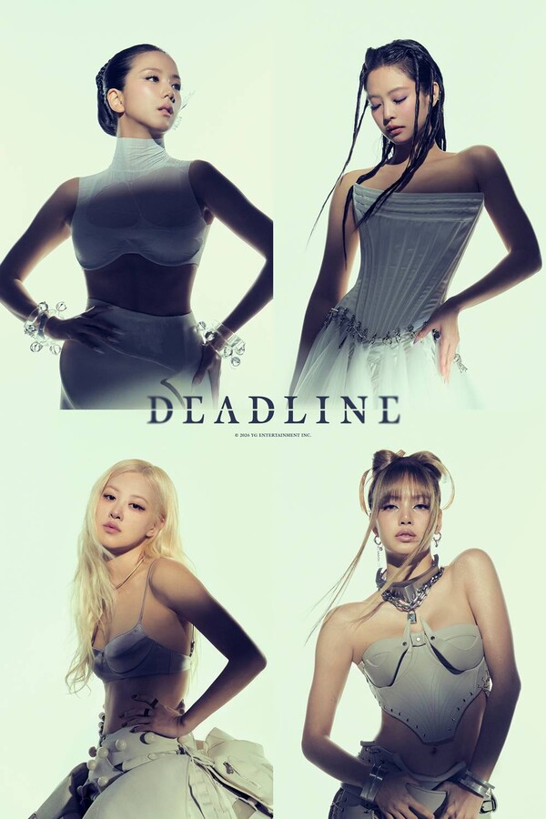 블랙핑크, ‘DEADLINE’ 비주얼 포스터 공개…4인 4색 여신美