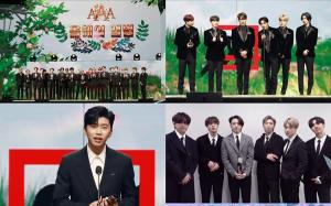 방탄소년단·임영웅·트와이스→이정재·김수현, '2020 AAA' 올해의 대상 수상