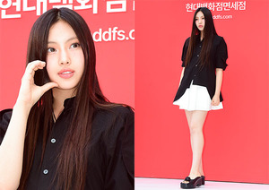[포토] 뉴진스 혜인 '미모에 반하고 러블리함에 녹는다'