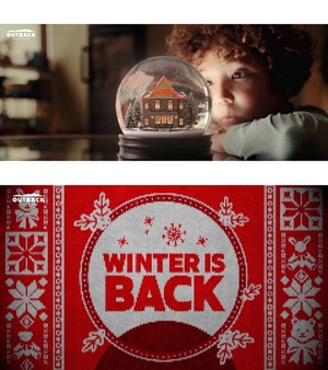 아웃백, 겨울 캠페인 'Winter is back, Outback' 티저 공개